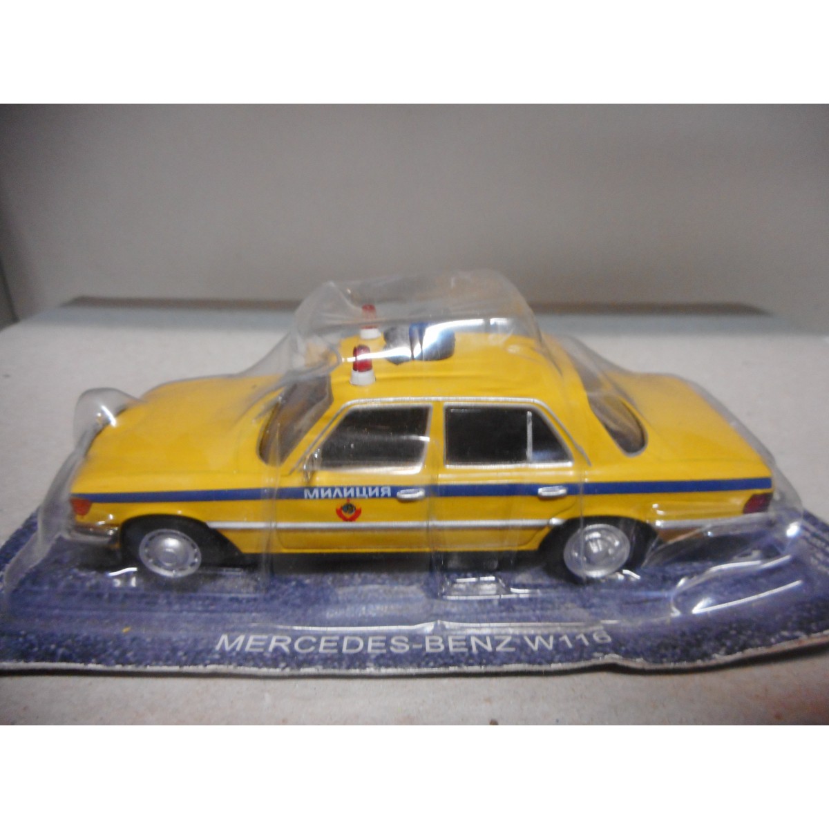 MERCEDES-BENZ W116 450SEL RUSSIAN POLICE OF THE WORLD 1:43 DeAGOSTINI ...