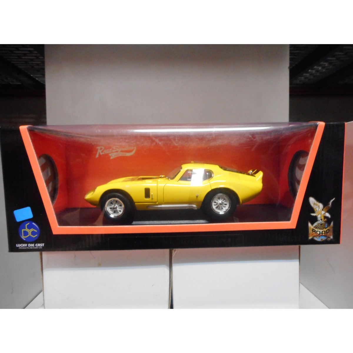 SHELBY COBRA DAYTONA COUPE 1965 1:18 LUCKIE DIECAST - BCN STOCK CARS