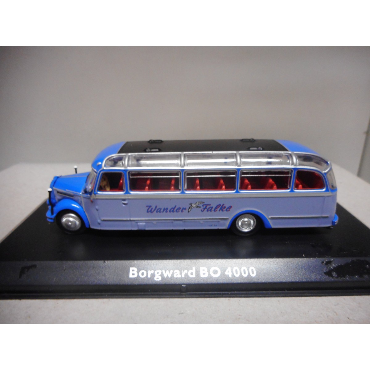 BORGWARD BO 4000 WANDER FALKE CLASSIC COACH 1:72 AUTOBUS ATLAS IXO 113 ...