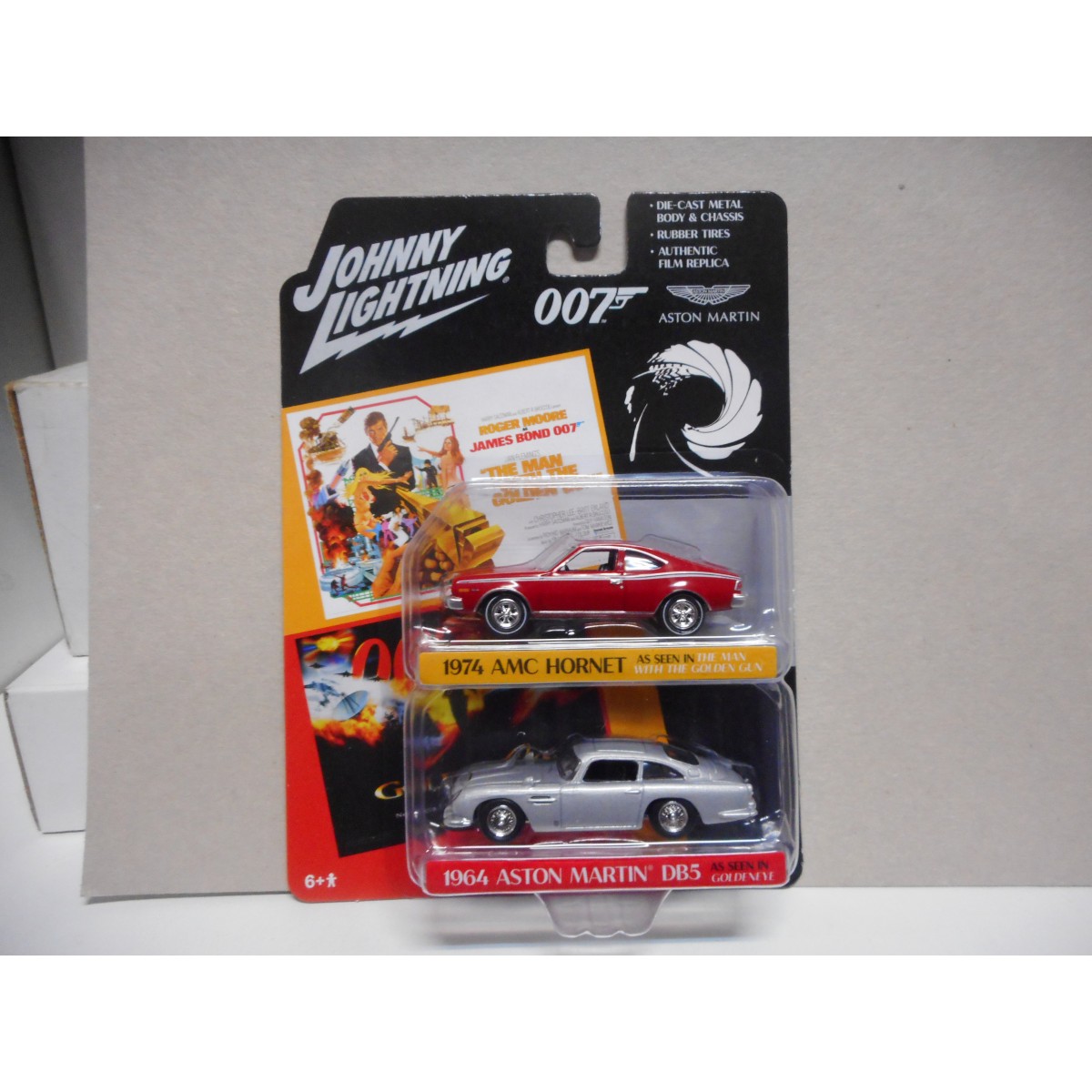 JOHNNY LIGHTNING JAMES BOND 007 PACK AMC HORNET/ASTON MARTIN DB5 1:64 ...
