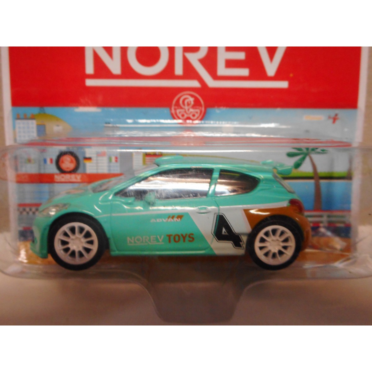 PEUGEOT 208 T16 WRC ESCOGER/CHOOSE/CHOISIR NOREV 3 INCHES 1:64 APX ...