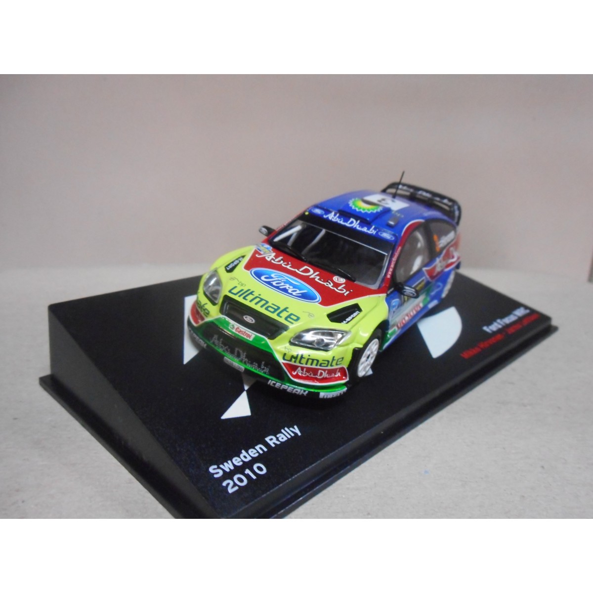 FORD FOCUS WRC RALLY SWEDEN 2010 HIRVONEN ALTAYA IXO 1:43 - BCN STOCK CARS