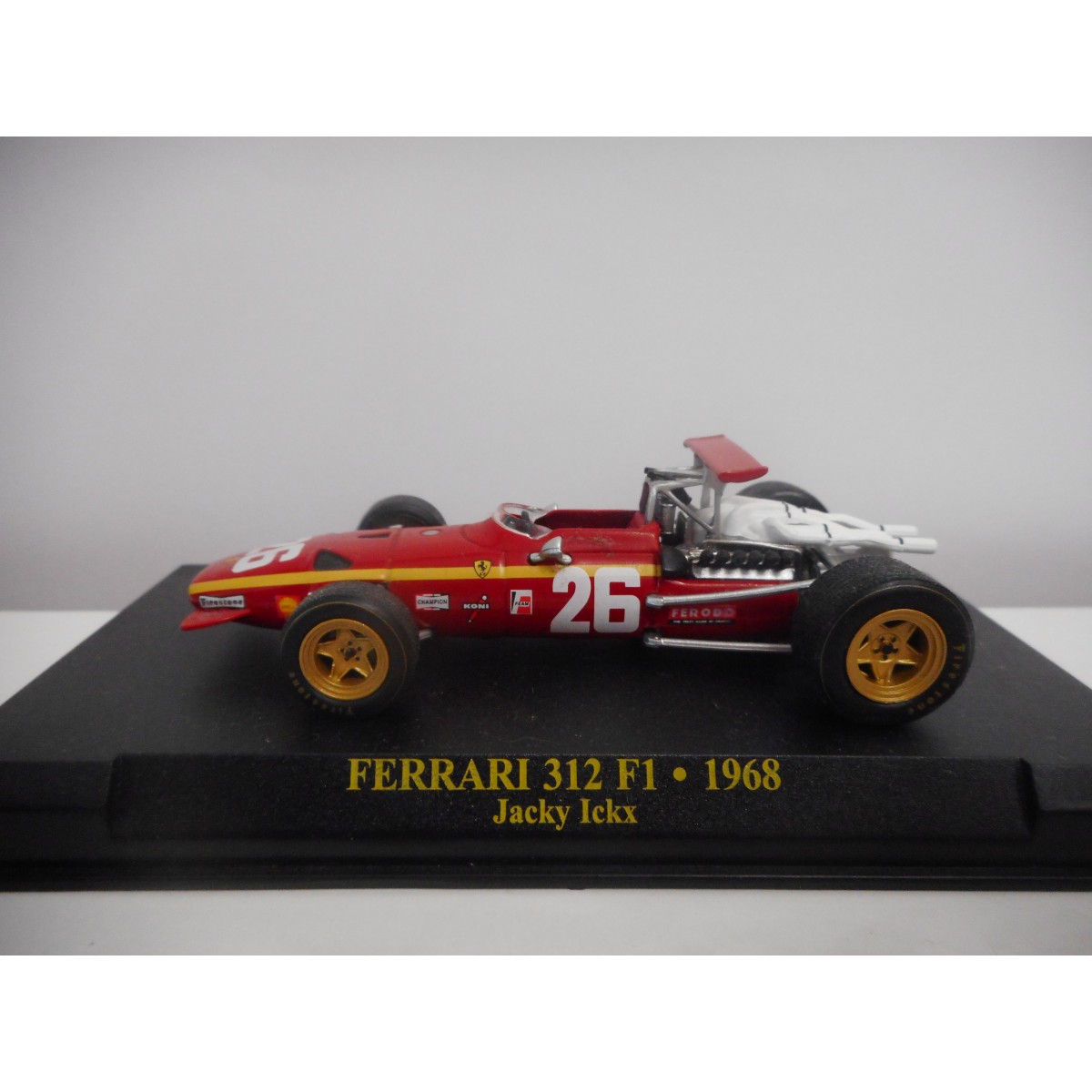 FERRARI 312 F1 1968 J.ICKX FORMULA F1 HARD BOX 1:43 ALTAYA IXO EX ...