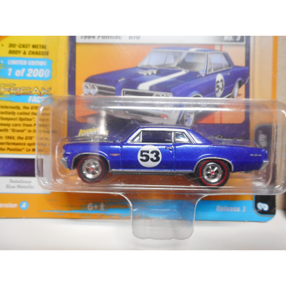 PONTIAC GTO 1964 SPOILERS ESCOGER/CHOOSE/CHOISIR 1:64 JOHNNY LIGHTNING ...