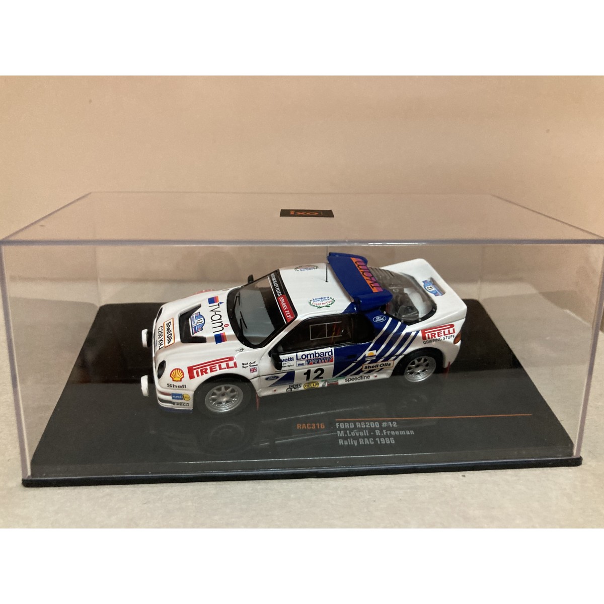 FORD RS200 RALLY RAC 1986 M.LOVELL IXO RAC316 - BCN STOCK CARS