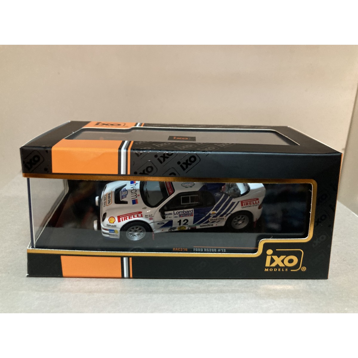 FORD RS200 RALLY RAC 1986 M.LOVELL IXO RAC316 - BCN STOCK CARS