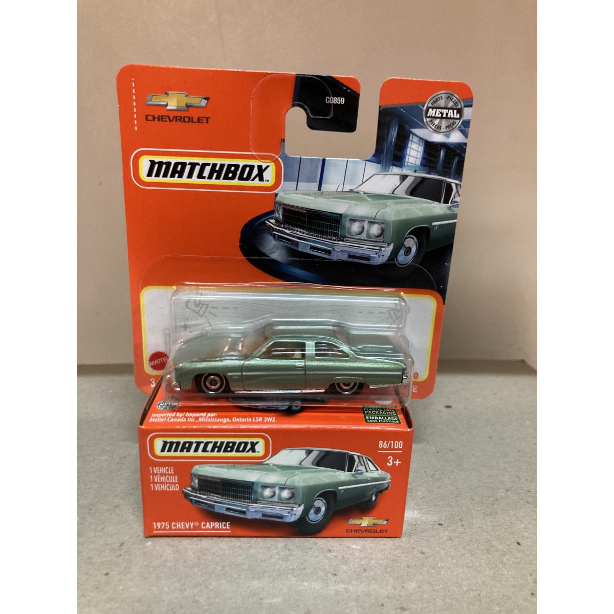CHEVROLET CAPRICE 1975 ESCOGER/CHOOSE/CHOISIR 1:64 MATCHBOX - BCN STOCK ...