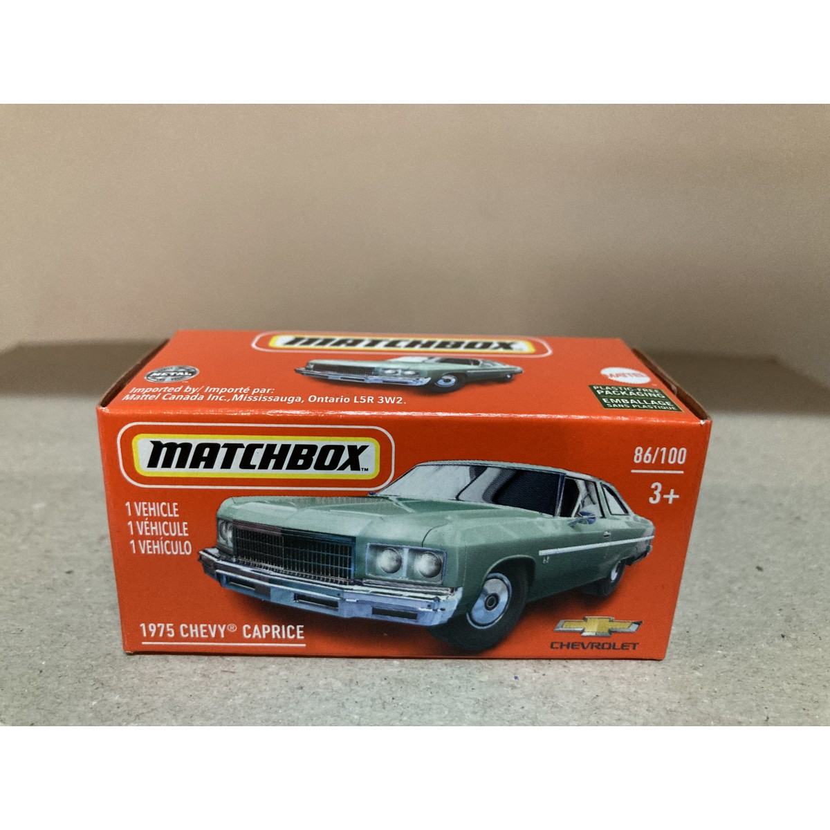 CHEVROLET CAPRICE 1975 ESCOGER/CHOOSE/CHOISIR 1:64 MATCHBOX - BCN STOCK ...