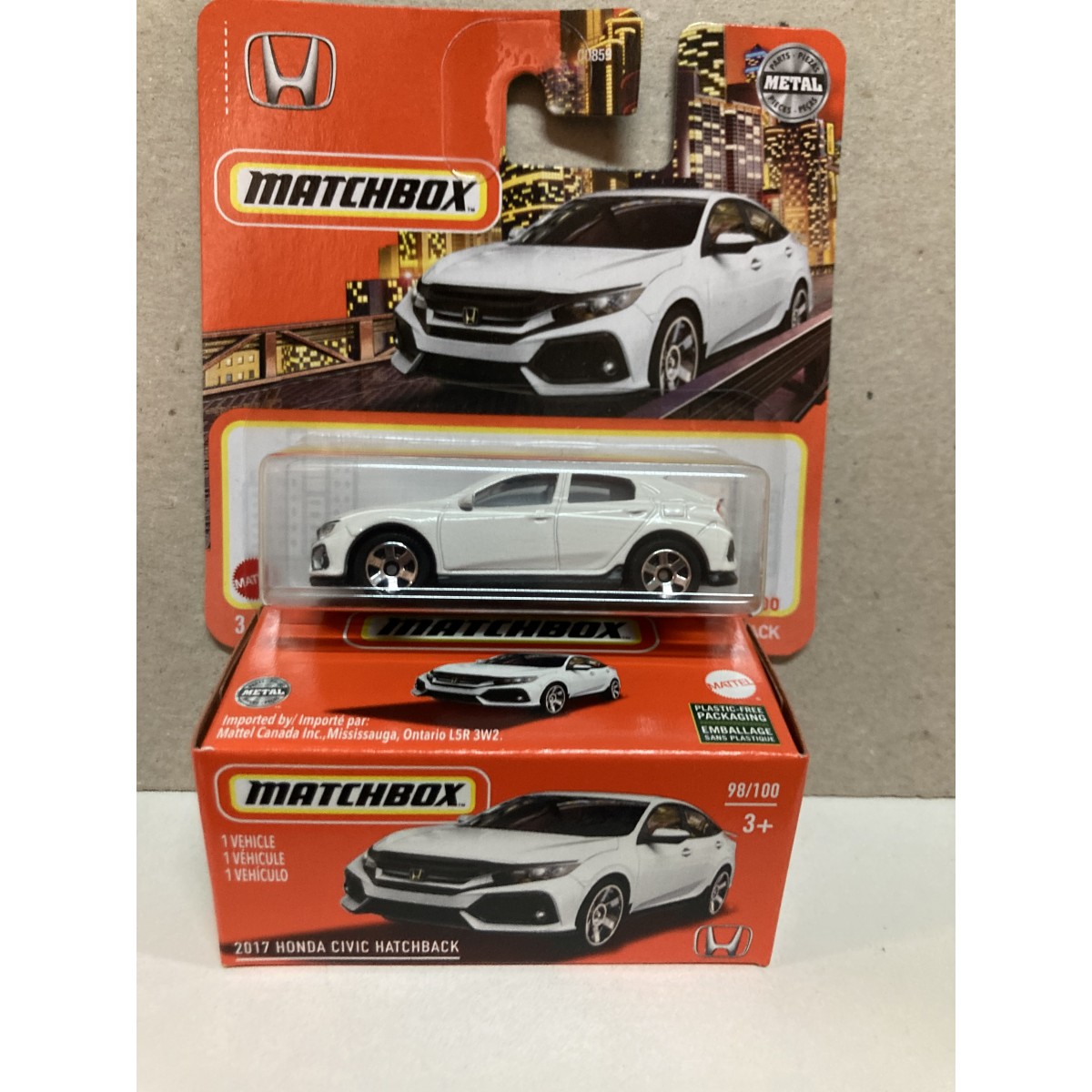 HONDA CIVIC 2017 HATCHBACK ESCOGER/CHOOSE/CHOISIR 1:64 MATCHBOX - BCN ...