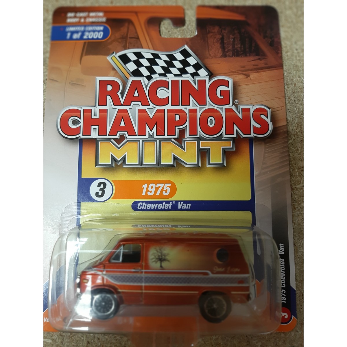 CHEVROLET VAN 1975 1:64 RACING CHAMPIONS - BCN STOCK CARS