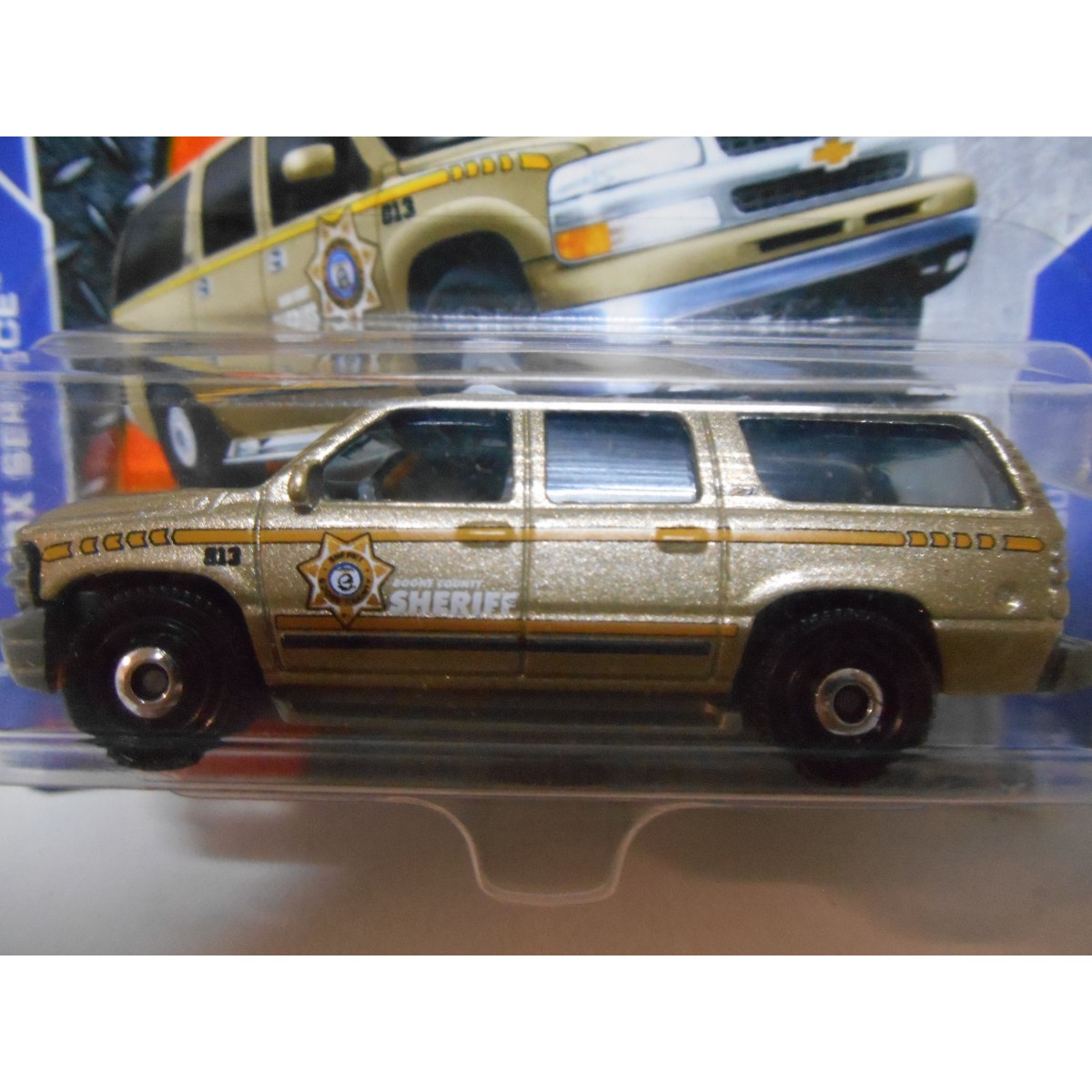 CHEVROLET SUBURBAN 2000 SHERIFF 1:64 MATCHBOX - BCN STOCK CARS