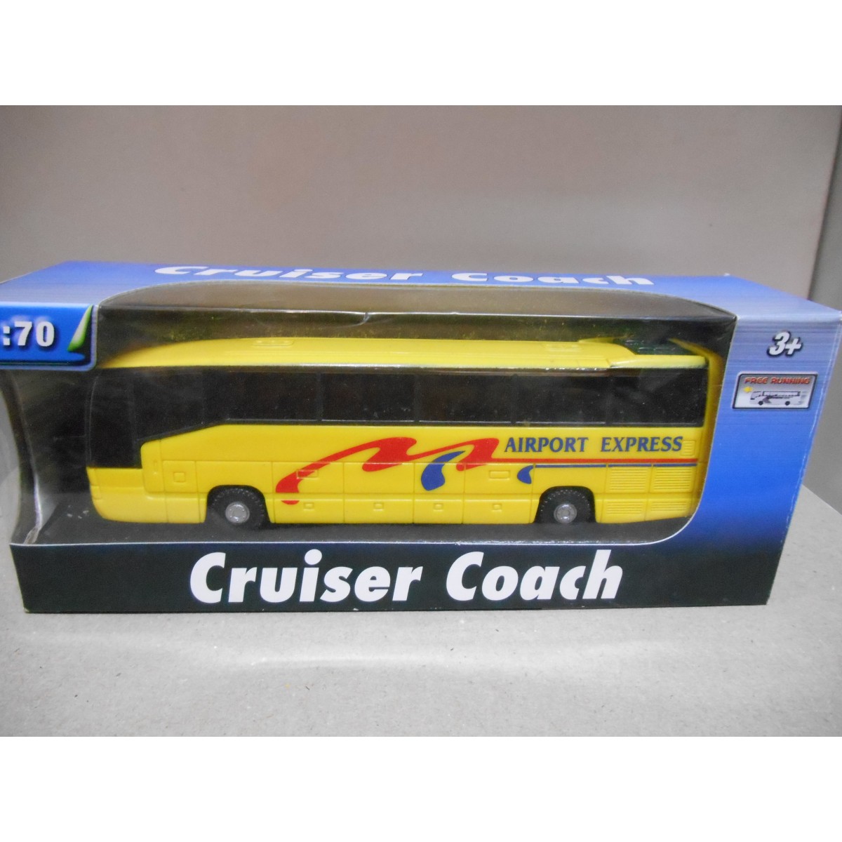 AUTOBUS COACH CRUISER 1:70 TEAMA PLASTIC TOY - BCN STOCK CARS