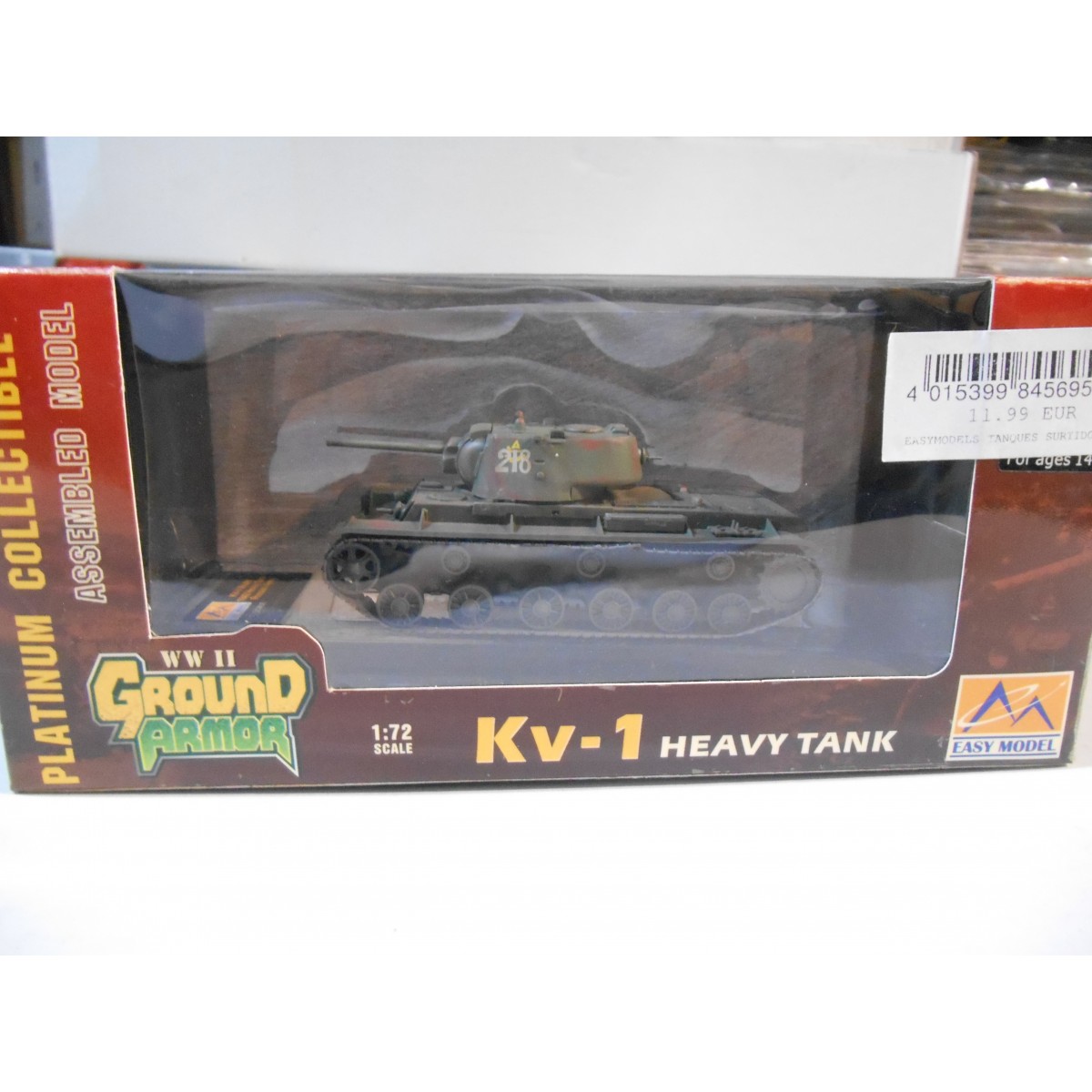 KV-1 HEAVY TANK 1:72 GROUND ARMOR WW II USADO/EX PRIVADO - BCN STOCK CARS