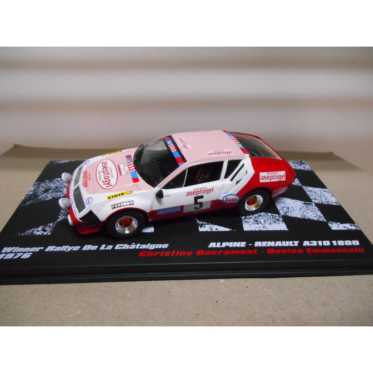 ALPINE A310 1800 RALLY DE LA CHATAIGNE 1976 1:43 ALTAYA IXO - BCN STOCK ...