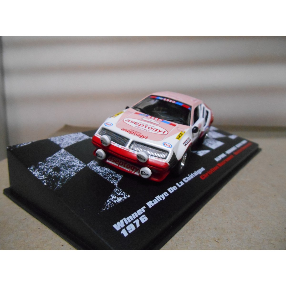 ALPINE A310 1800 RALLY DE LA CHATAIGNE 1976 1:43 ALTAYA IXO - BCN STOCK ...