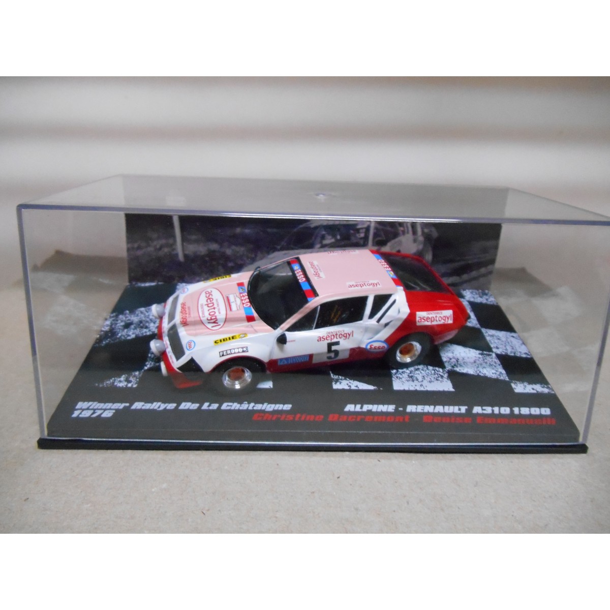 ALPINE A310 1800 RALLY DE LA CHATAIGNE 1976 1:43 ALTAYA IXO - BCN STOCK ...