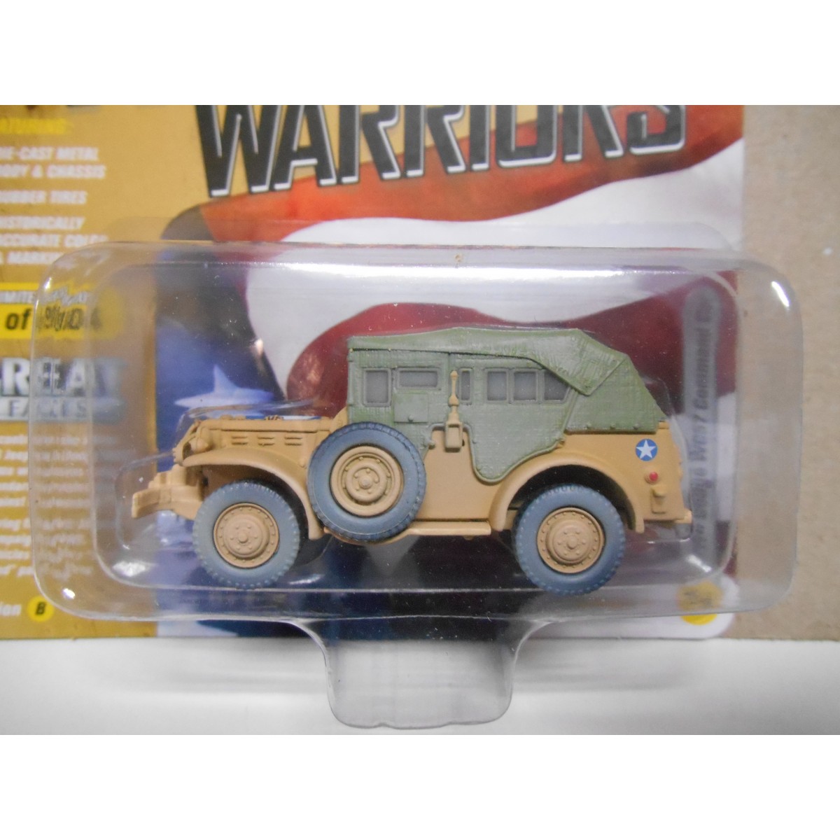 DODGE WC57 COMMAND CAR WW II WHEELED WARRIORS 1:64 JOHNNY LIGHTNING ...