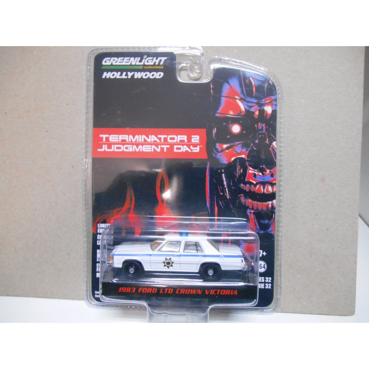HOLLYWOOD TERMINATOR 2 1983 FORD LTD CROWN VICTORIA POLICE 1:64 ...