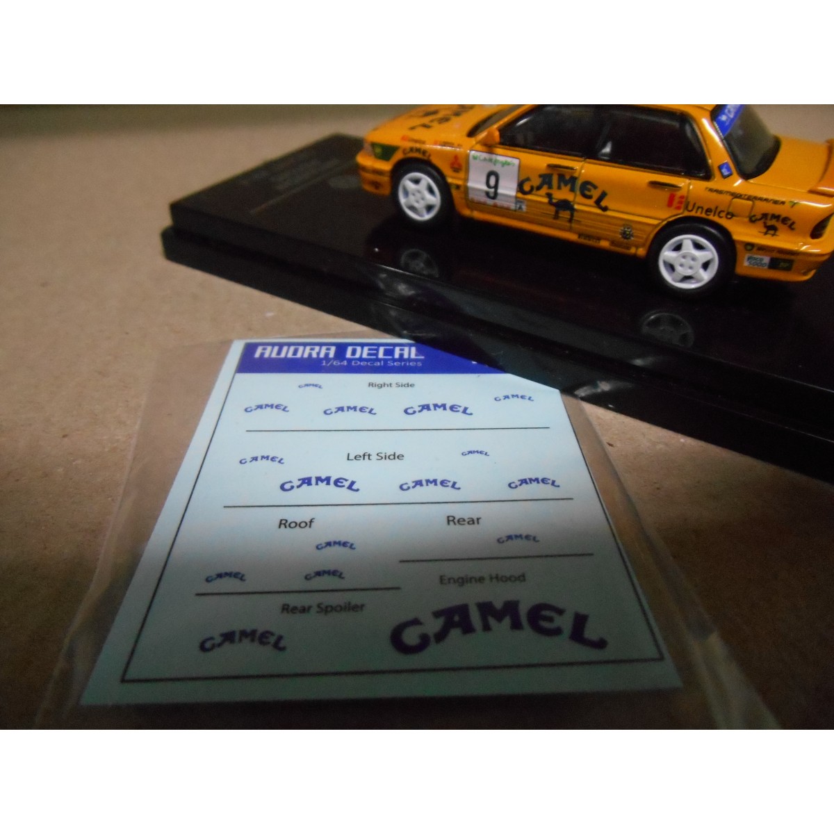 MITSUBISHI GALANT VR4 RALLY EL CORTE INGLES 1995 PONCE + DECALS LHD 1: ...