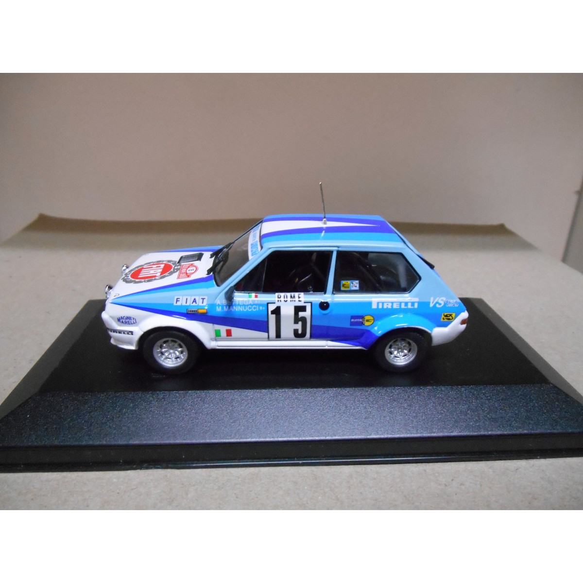 FIAT RITMO 75 ABARTH RALLY MONTE CARLO 1980 BETTEGA 1:43 ALTAYA IXO ...