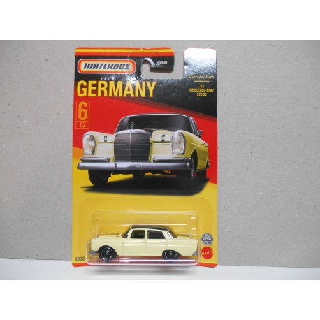 MATCHBOX CARS BEST OF GERMANY 6/12 MERCEDES-BENZ 220 SE 1962 1:64 - BCN ...
