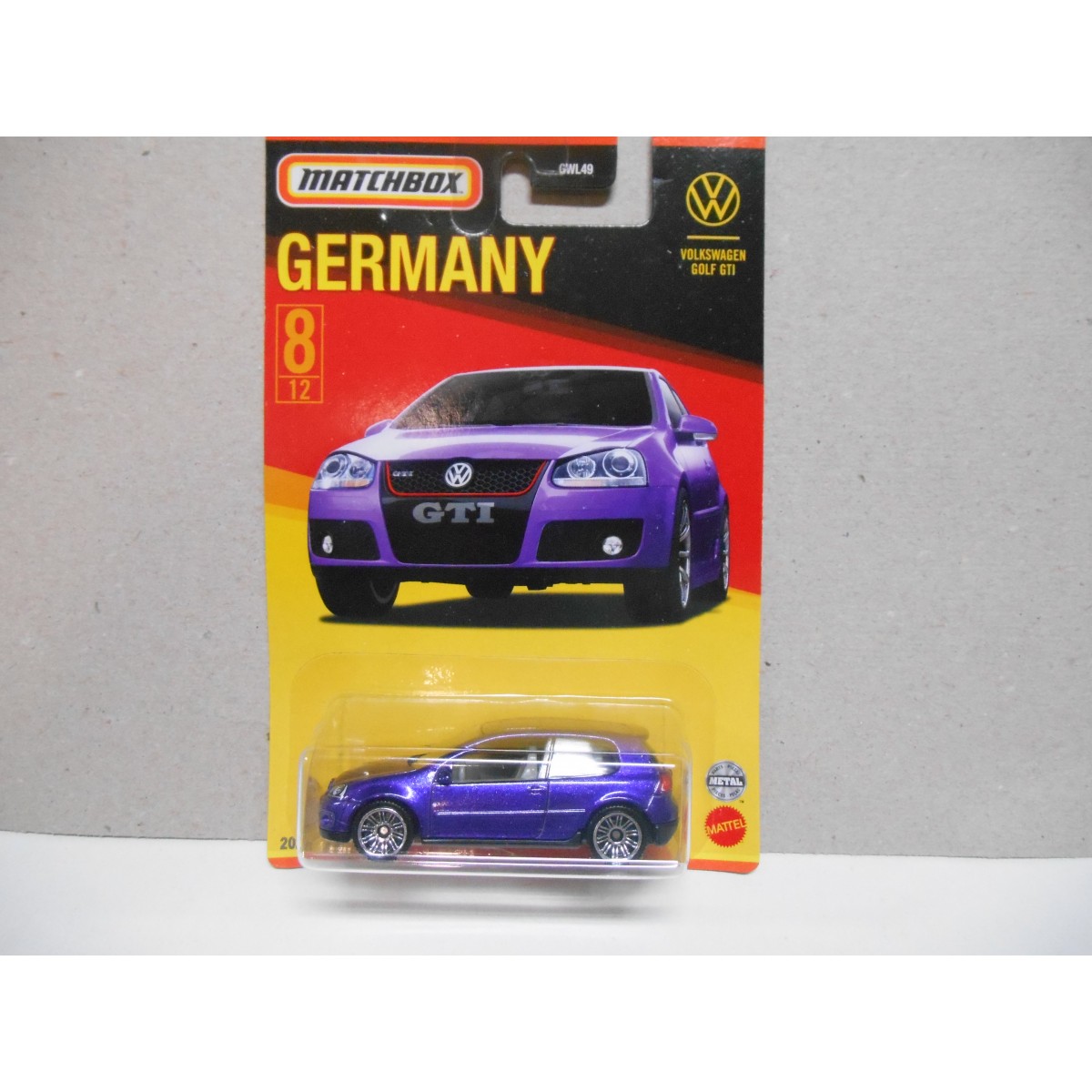 VOLKSWAGEN GOLF MK5 GTi BEST OF GERMANY 2022 1:64 MATCHBOX - BCN STOCK CARS