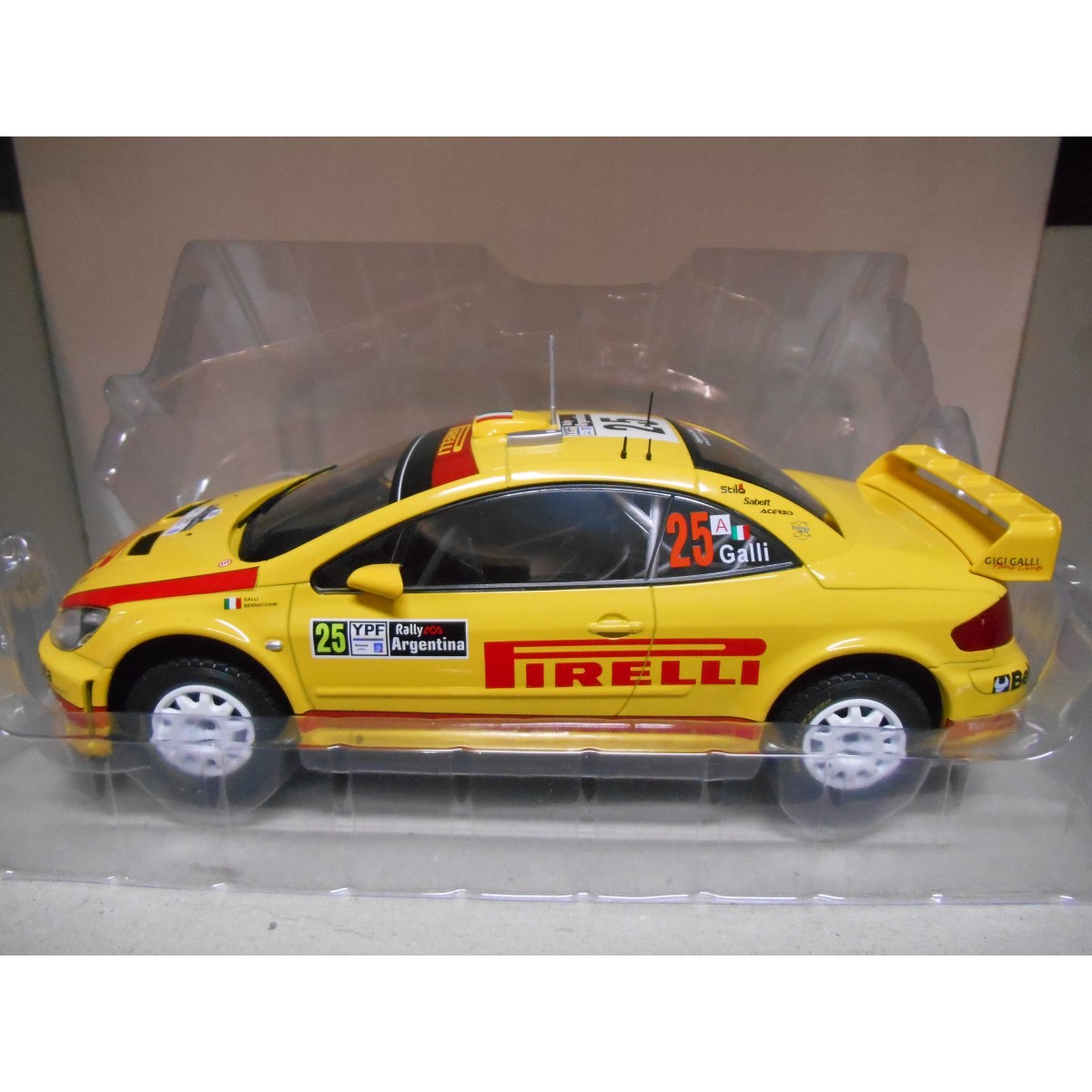 PEUGEOT 307 WRC RALLY ARGENTINA 2006 GALLI 1:18 ALTAYA IXO - BCN STOCK CARS