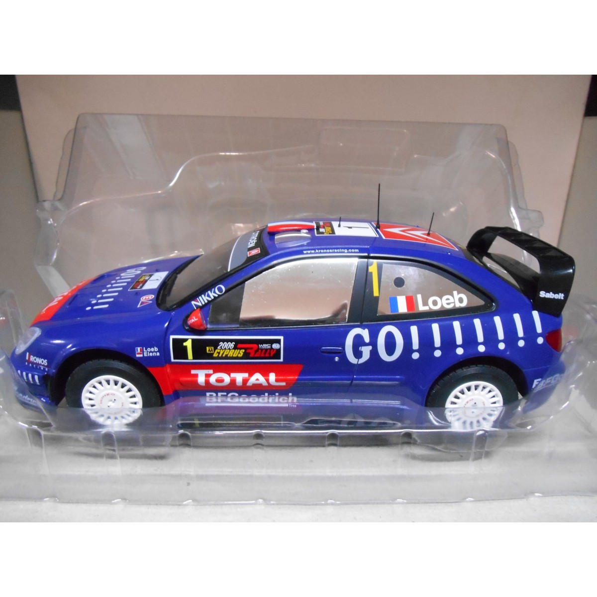 CITROEN XSARA WRC RALLY CYPRUS 2006 LOEB 1:18 ALTAYA IXO - BCN STOCK CARS