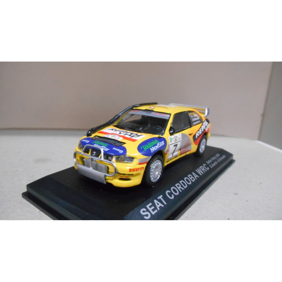 SEAT CORDOBA WRC RALLY SAFARI 2000 AURIOL 1:43 ALTAYA IXO - BCN STOCK CARS