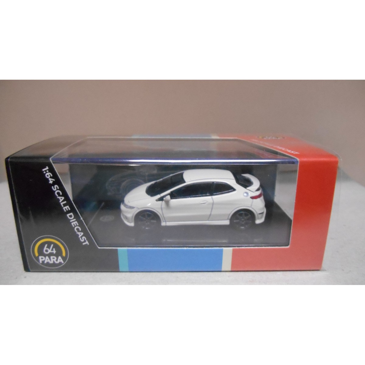 HONDA CIVIC TYPE R WHITE FN2 EURO LHD 1:64 PARA64 - BCN STOCK CARS
