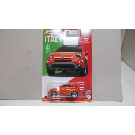 MATCHBOX CARS BEST OF ITALY 4/12 FIAT 500 X 2016 1:64 - BCN STOCK CARS