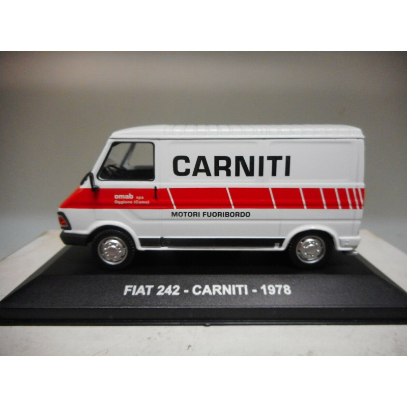 FIAT 242 FANTIC MOTOR 1980 CARNITI 1978 EAGLEMOSS IXO 1:43 - BCN STOCK CARS