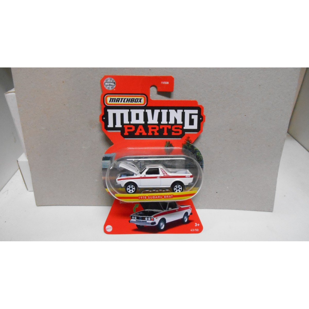 MOVING PARTS SUBARU BRAT 1978 1:64 MATCHBOX - BCN STOCK CARS