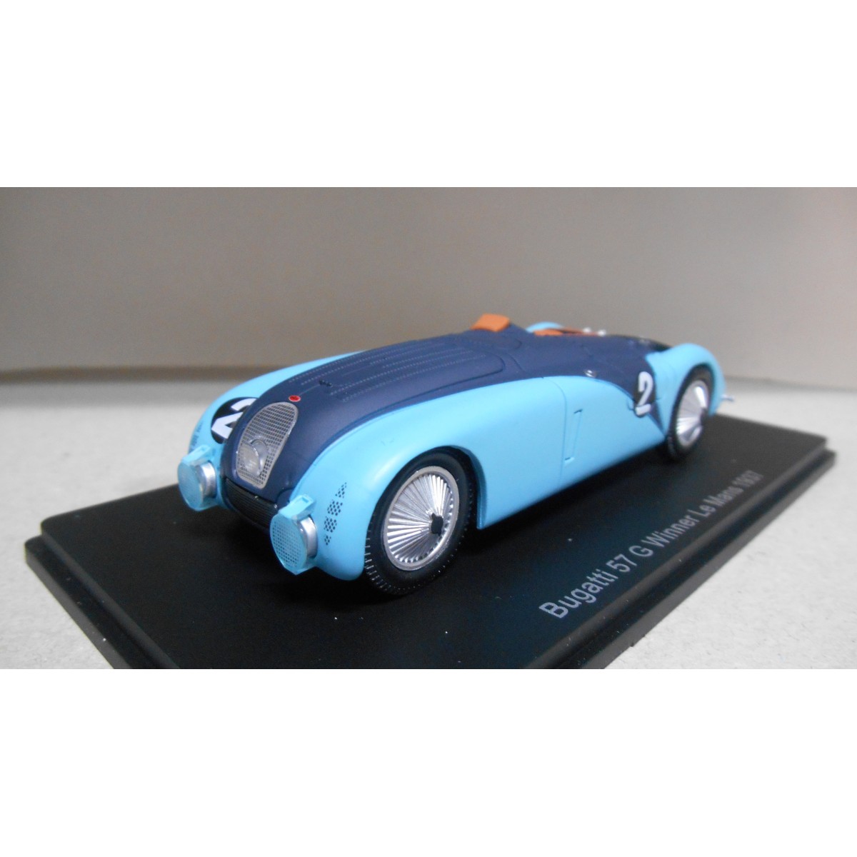 BUGATTI TYPE 57 G WINNER 24H LE MANS 1937 1:43 SPARK DeAGOSTINI - BCN ...