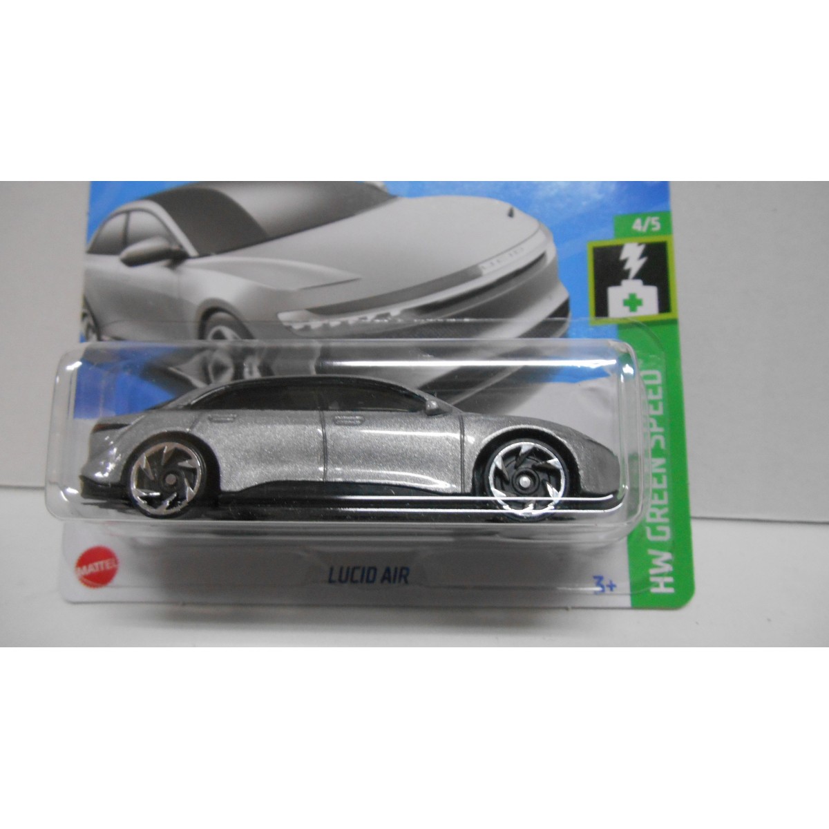 LUCID AIR 4/5 GREEN SPEED 1:64 HOT WHEELS - BCN STOCK CARS