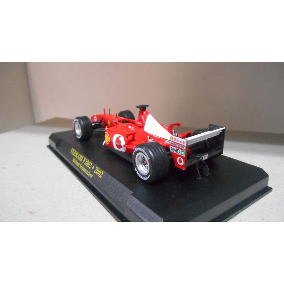 FERRARI F2002 2002 M.SCHUMACHER FORMULA F1 1:43 IXO ALTAYA HARD BOX EX ...