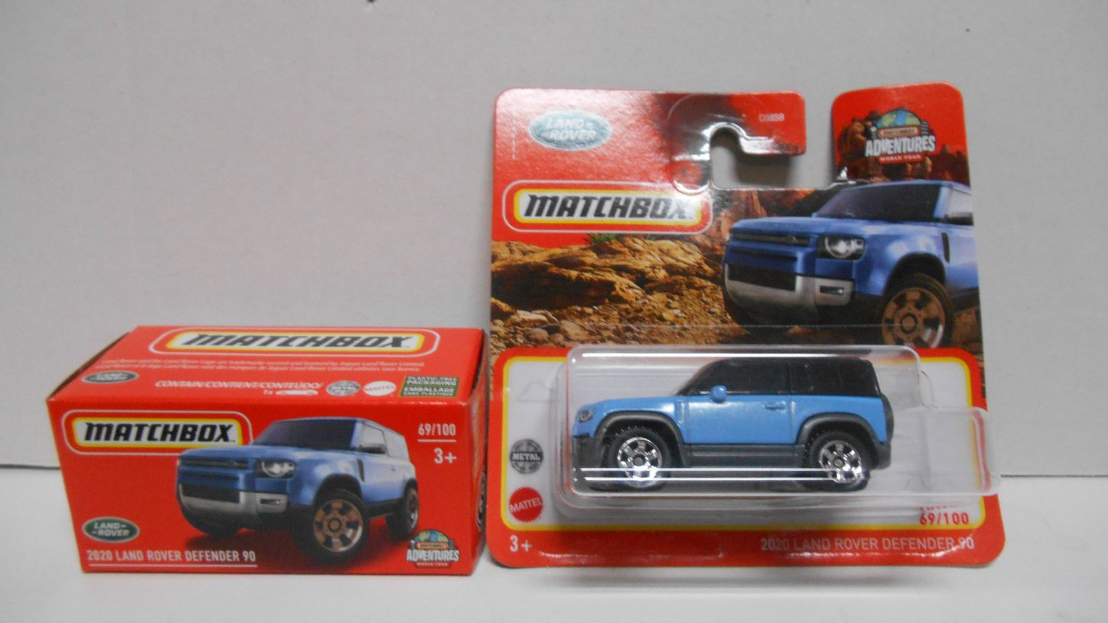 Matchbox Land Rover Defender 90 Red LAND ROVER DEFENDER 90 BLUE 2020