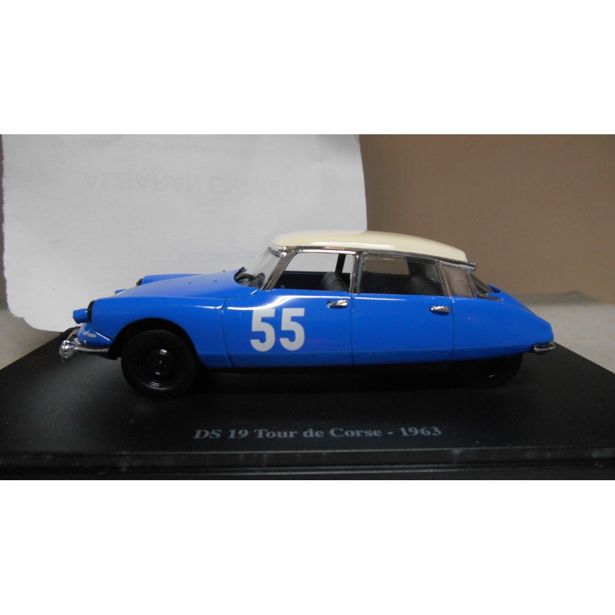 CITROEN DS 19 RALLY TOUR DE CORSE 1963 1:43 HACHETTE UH - BCN STOCK CARS