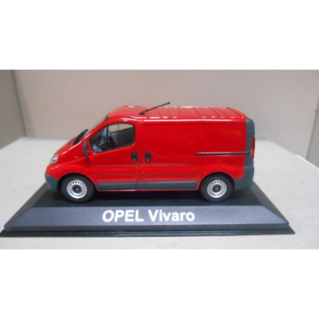 OPEL VIVARO B MAGMA RED 1:43 DEALER NOREV - BCN STOCK CARS