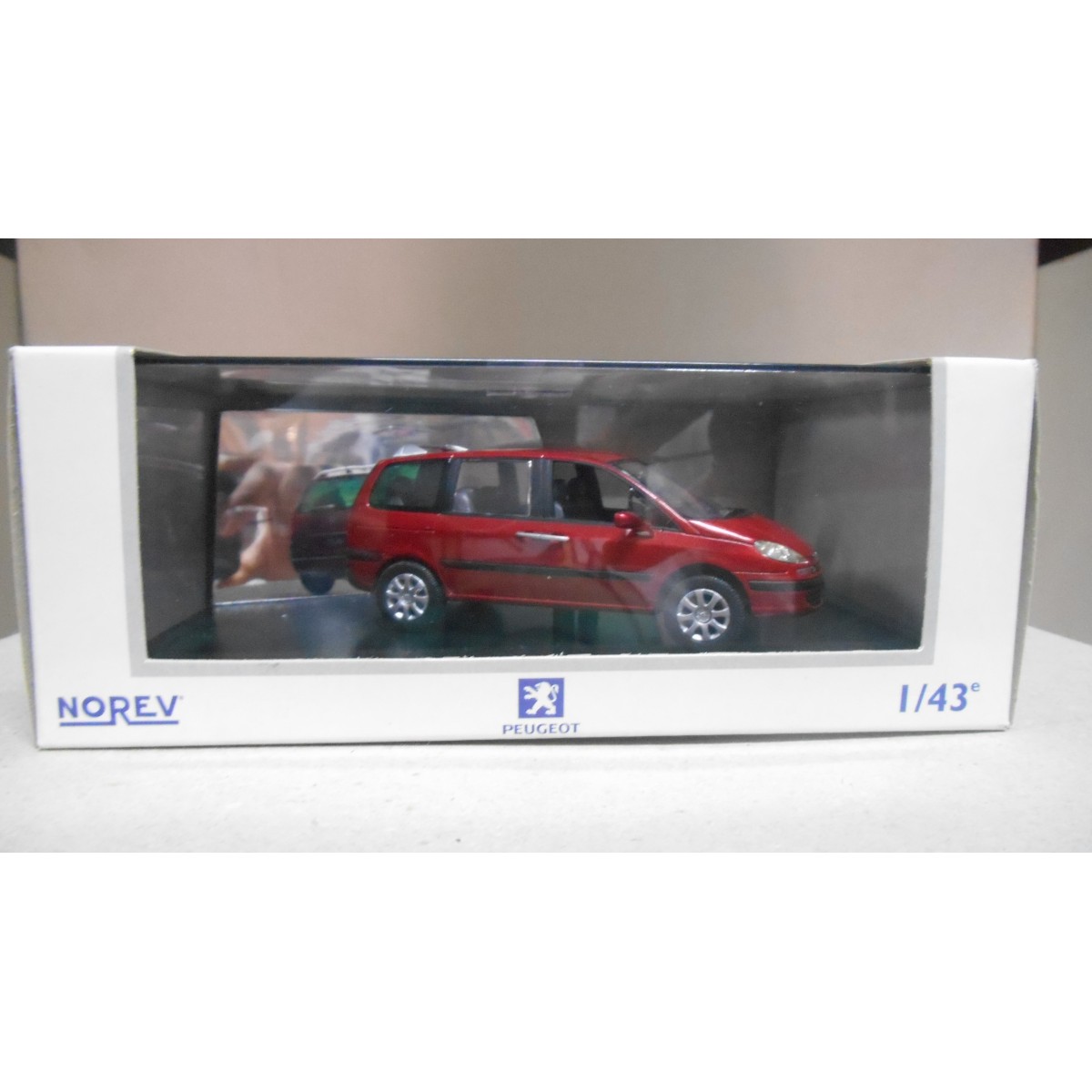 PEUGEOT 807 RED 2002 1:43 DEALER NOREV - BCN STOCK CARS