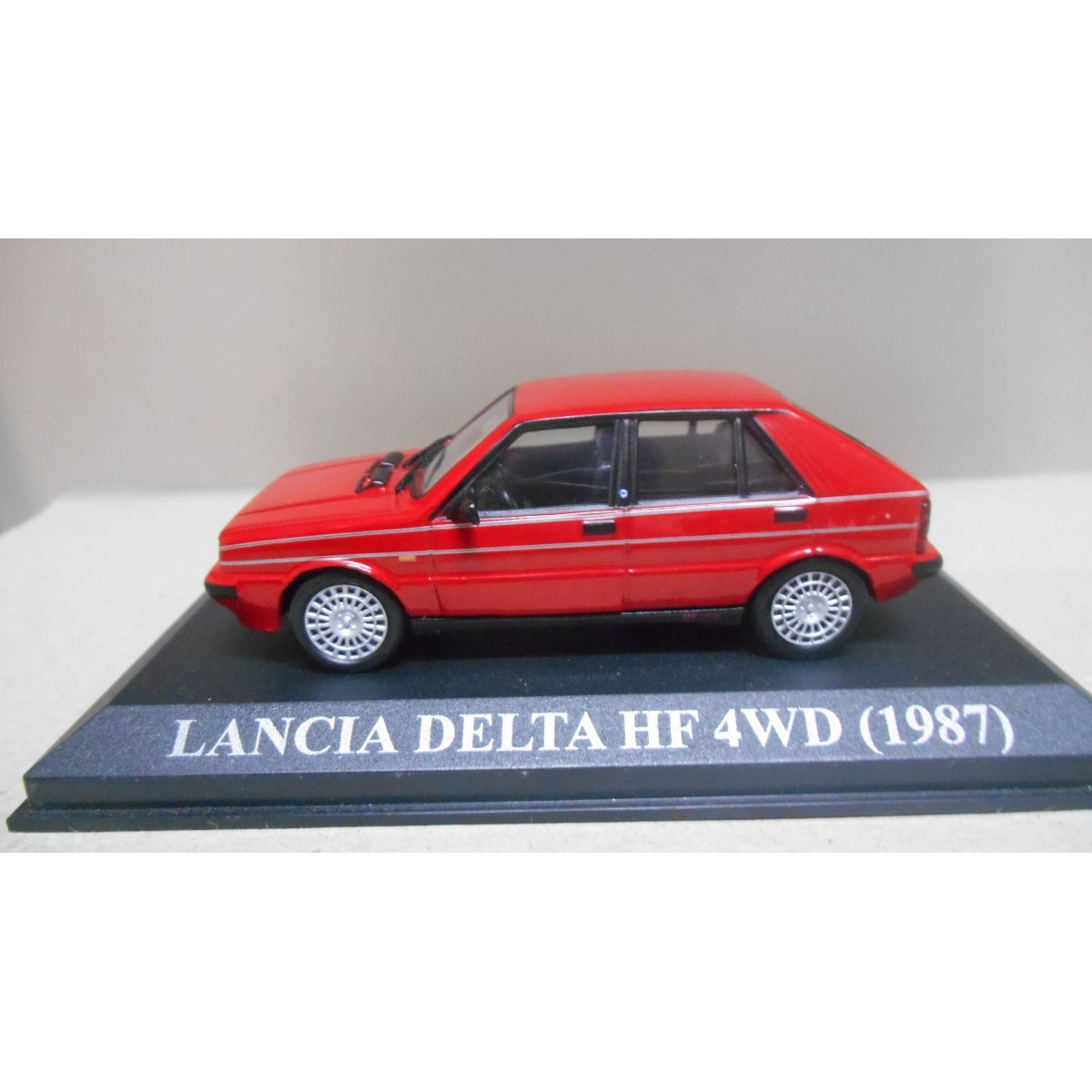 LANCIA DELTA 1987 HF 4WD MATRICULA ESPAÑA 1:43 ALTAYA IXO - BCN STOCK CARS