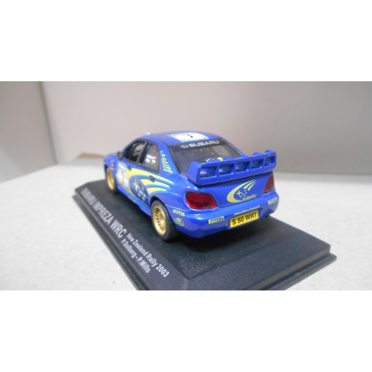 SUBARU IMPREZA WRC RALLY NEW ZEALAND 2003 SOLBERG 1:43 ALTAYA IXO ...