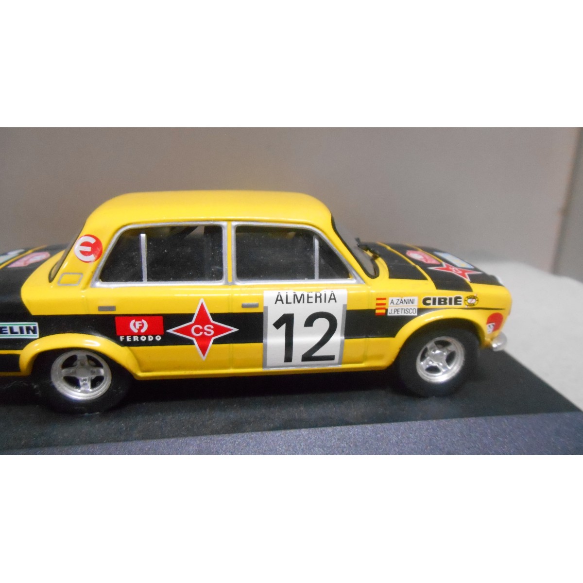 SEAT 124 1800 RALLY MONTE CARLO 1977 ZANINI 1:43 ALTAYA IXO - BCN STOCK ...