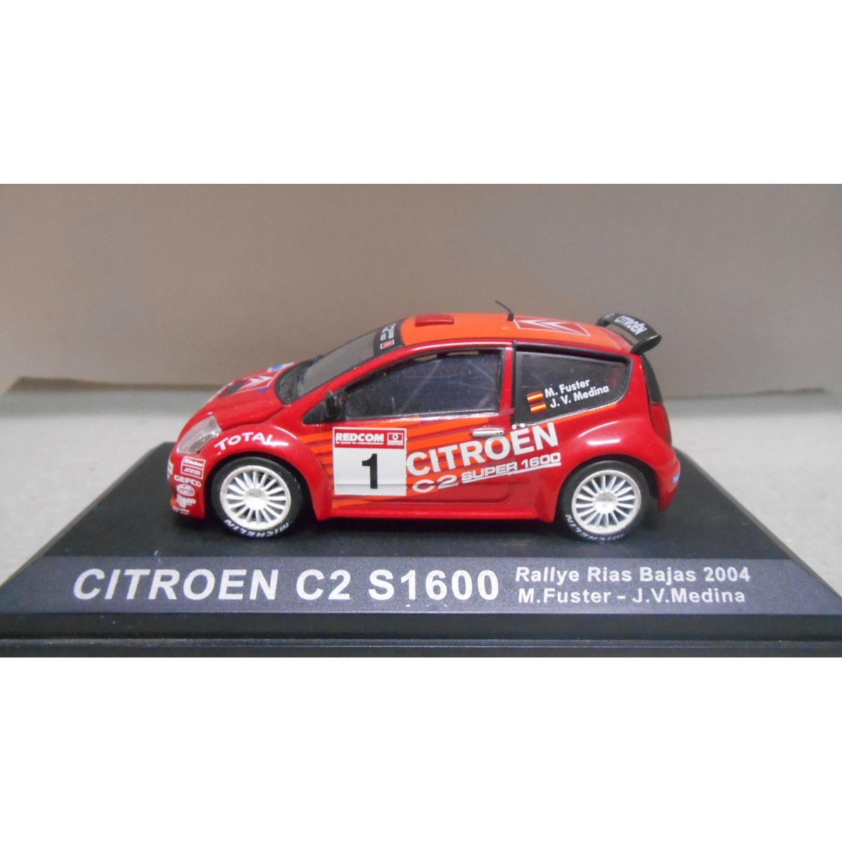 CITROEN C2 S1600 RALLY RIAS BAJAS 2004 FUSTER 1:43 ALTAYA IXO - BCN ...