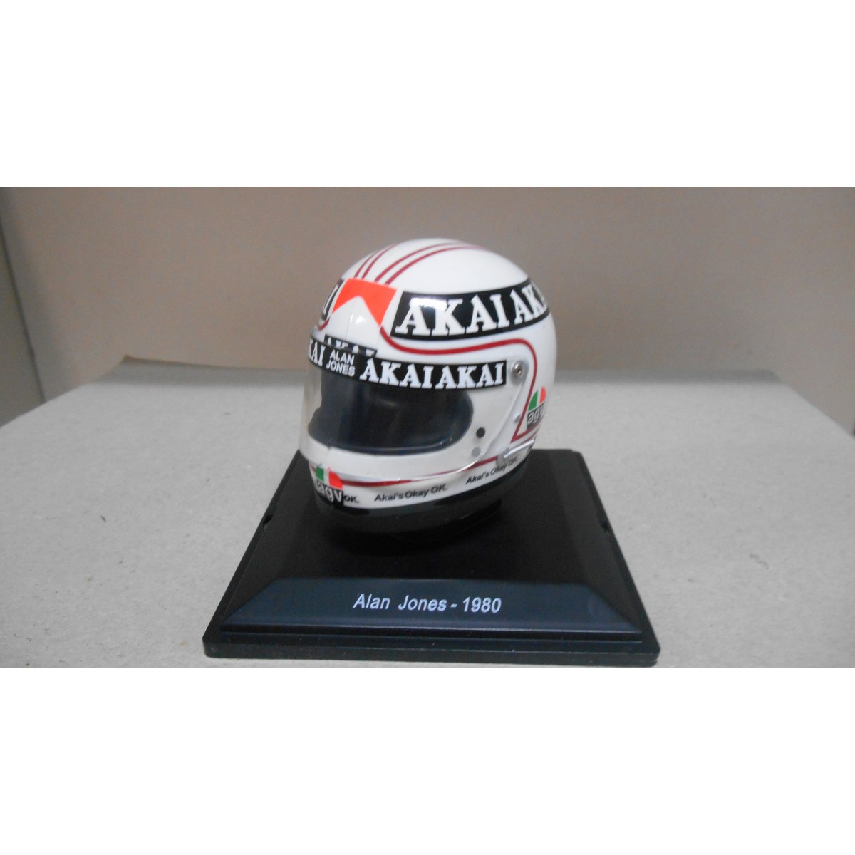 CASCO/HELMET FORMULA F1 1980 ALAN JONES (WILLIAMS) 1:5 SPARK EDITIONS ...