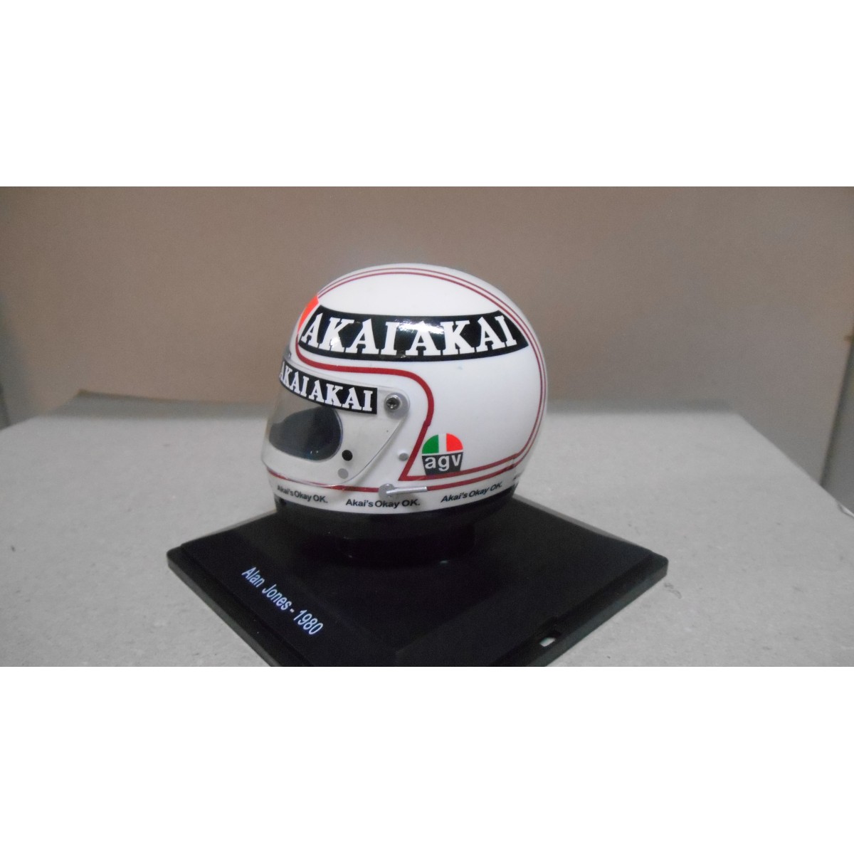CASCO/HELMET FORMULA F1 1980 ALAN JONES (WILLIAMS) 1:5 SPARK EDITIONS ...