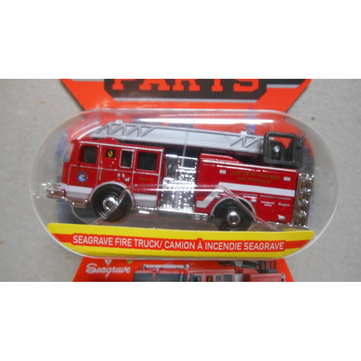 SEAGRAVE FIRE/POMPIERS/BOMBEROS CAMION/TRUCK MOVING PARTS 1:64 MATCHBOX ... SEAGRAVE FIRE/POMPIERS/BOMBEROS CAMION/TRUCK MOVING PARTS 1:64 MATCHBOX ...