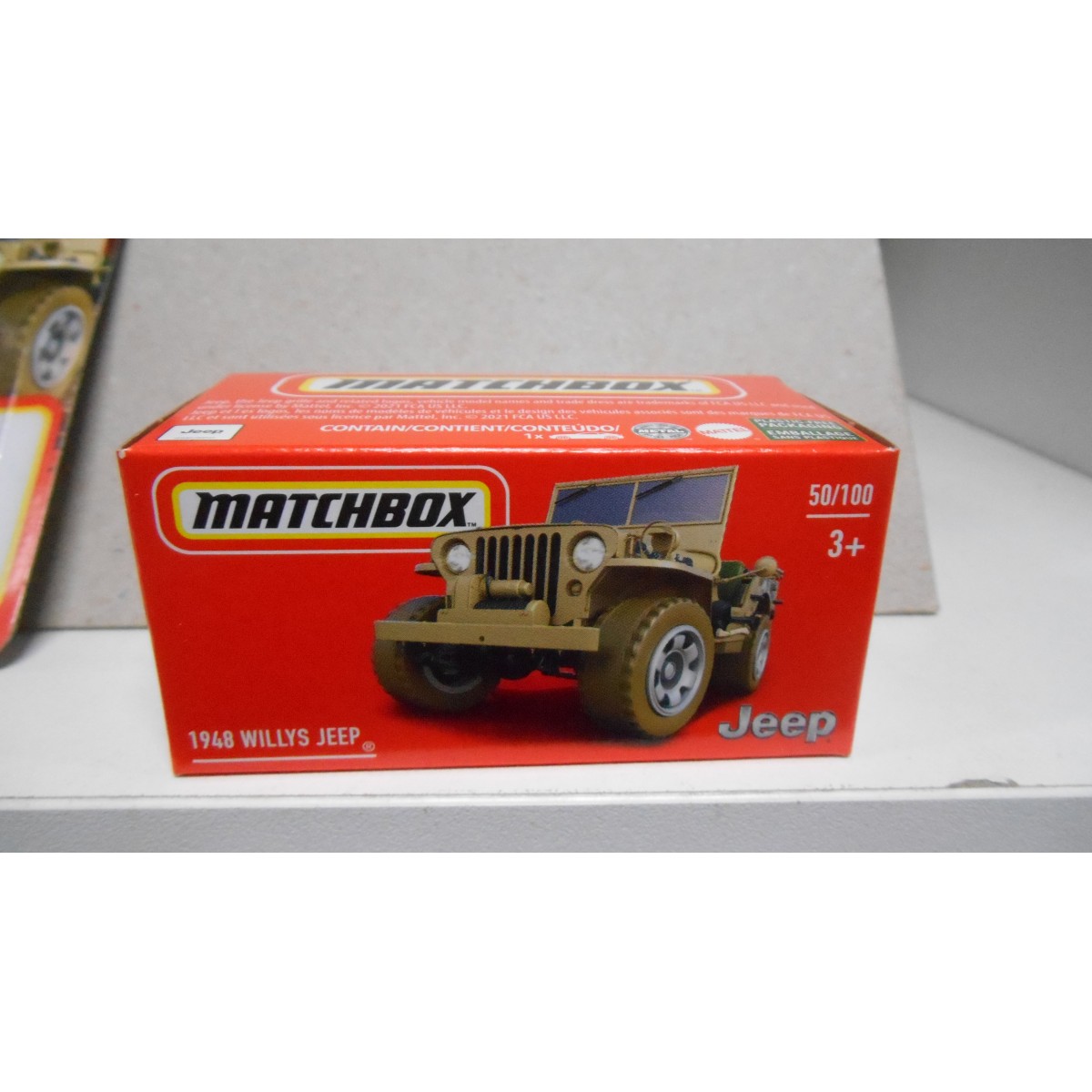 JEEP WILLYS 1948 ESCOGER/CHOOSE/CHOISIR 1:64 MATCHBOX - BCN STOCK CARS