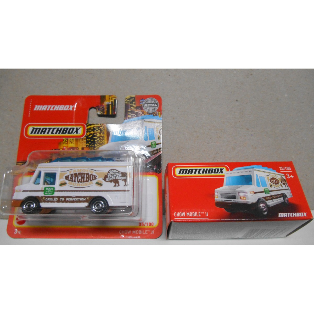 FOOD TRUCK CHOW MOBILE II BURGER ESCOGER/CHOOSE/CHOISIR 1:64 MATCHBOX ...