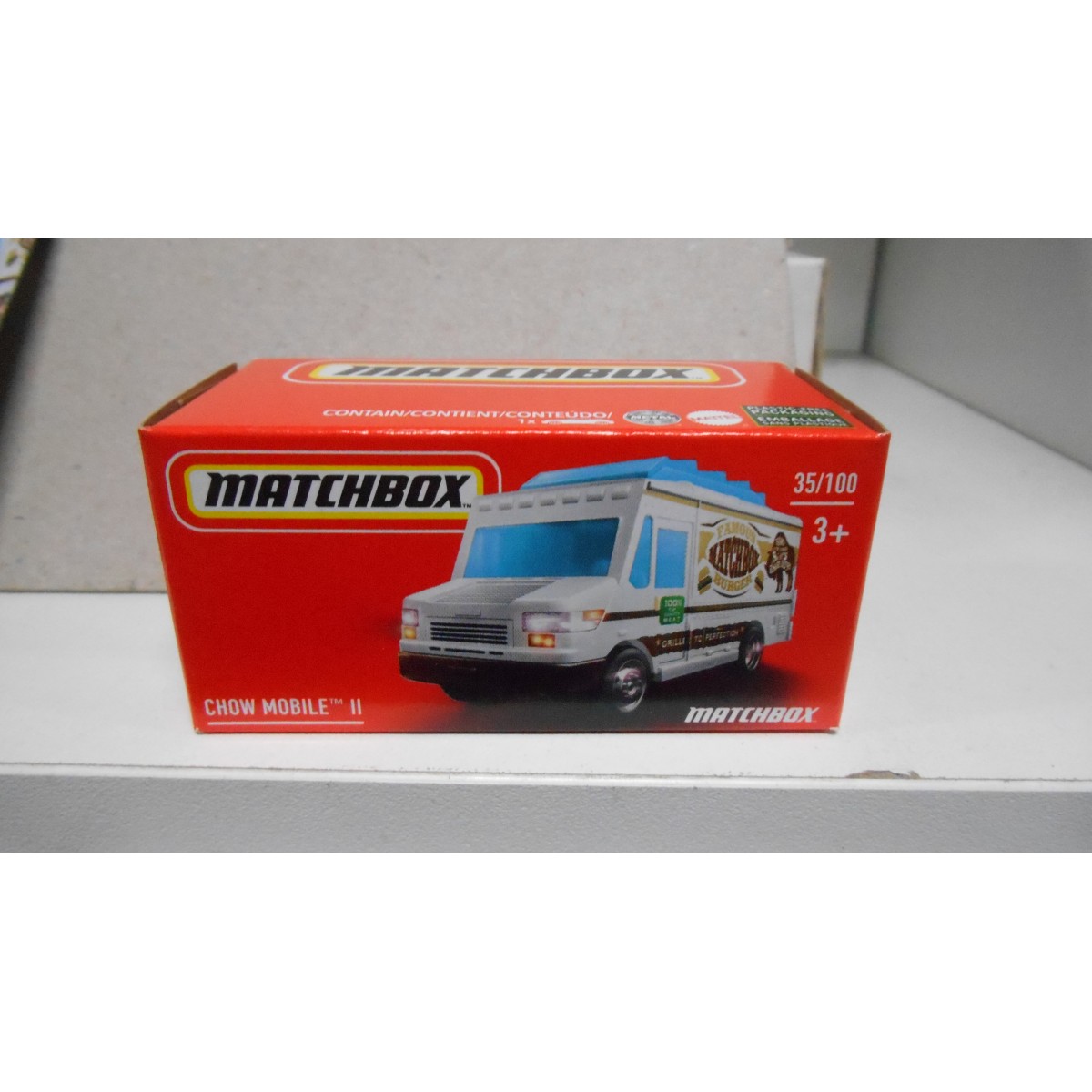 FOOD TRUCK CHOW MOBILE II BURGER ESCOGER/CHOOSE/CHOISIR 1:64 MATCHBOX ...